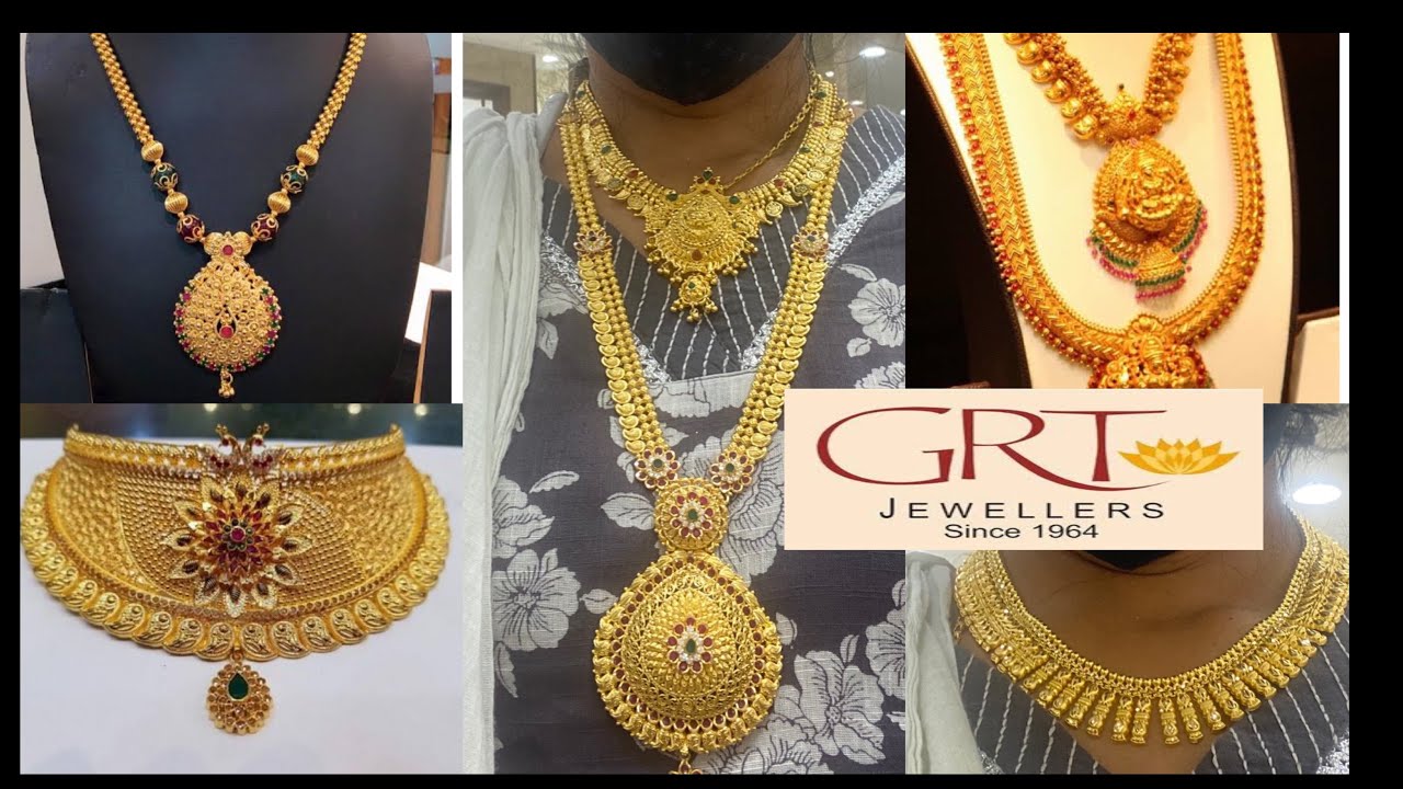 Grt Necklace collection |Grt Antique gold jewellery collection…. - YouTube