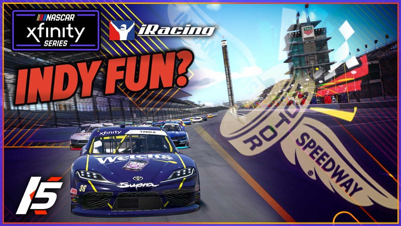 Xfinity Series - Indianapolis - iRacing NASCAR Gameplay - YouTube