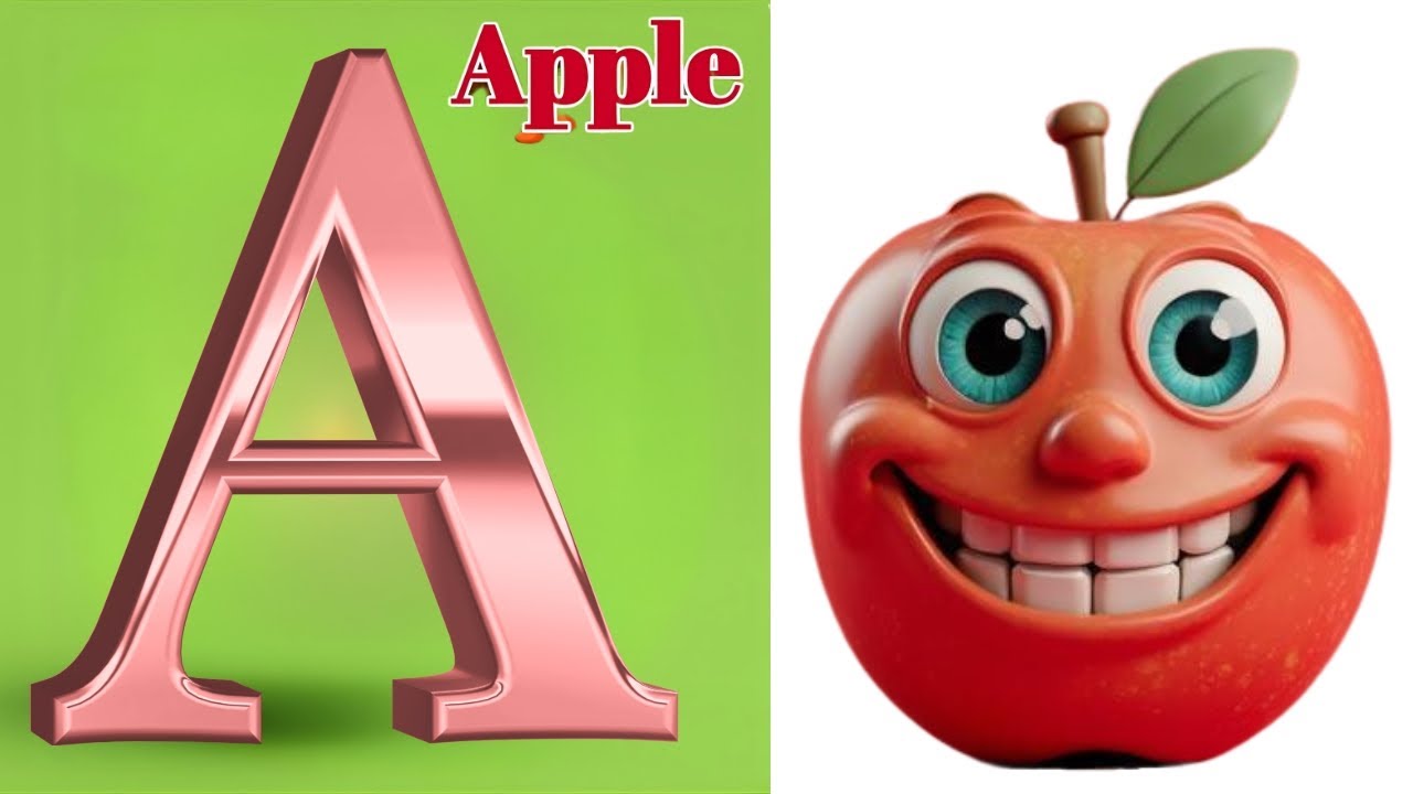 ABC song | Phonics Song | nursery rhymes | a for apple | abc phonics ...