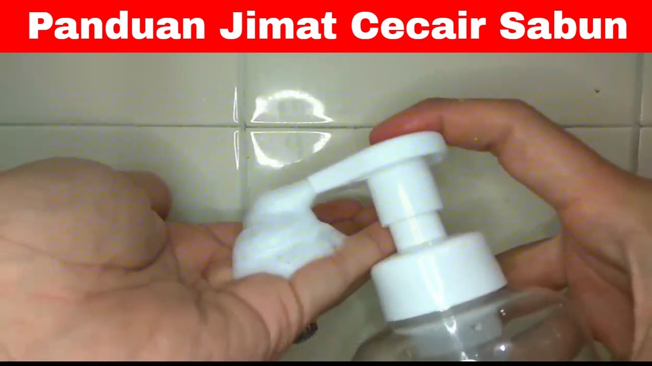 Panduan jimat cecair sabun - YouTube