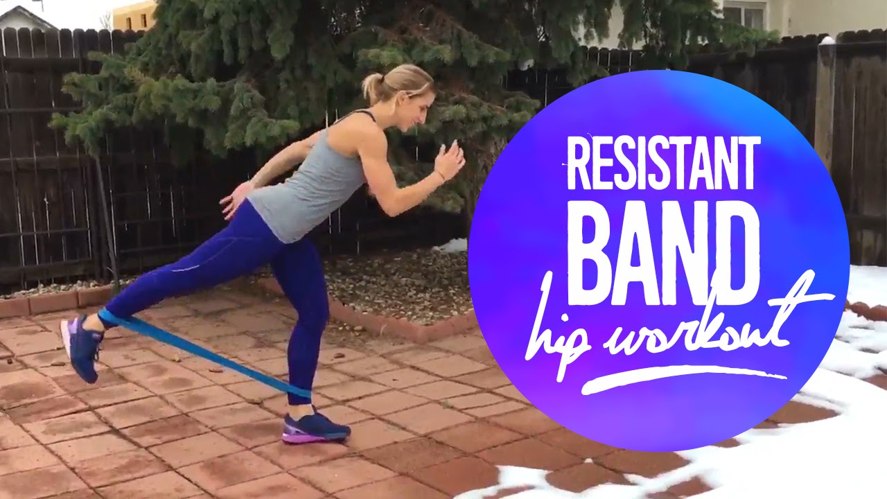 Hip Strength with Resistance Band - RunToTheFinish - YouTube