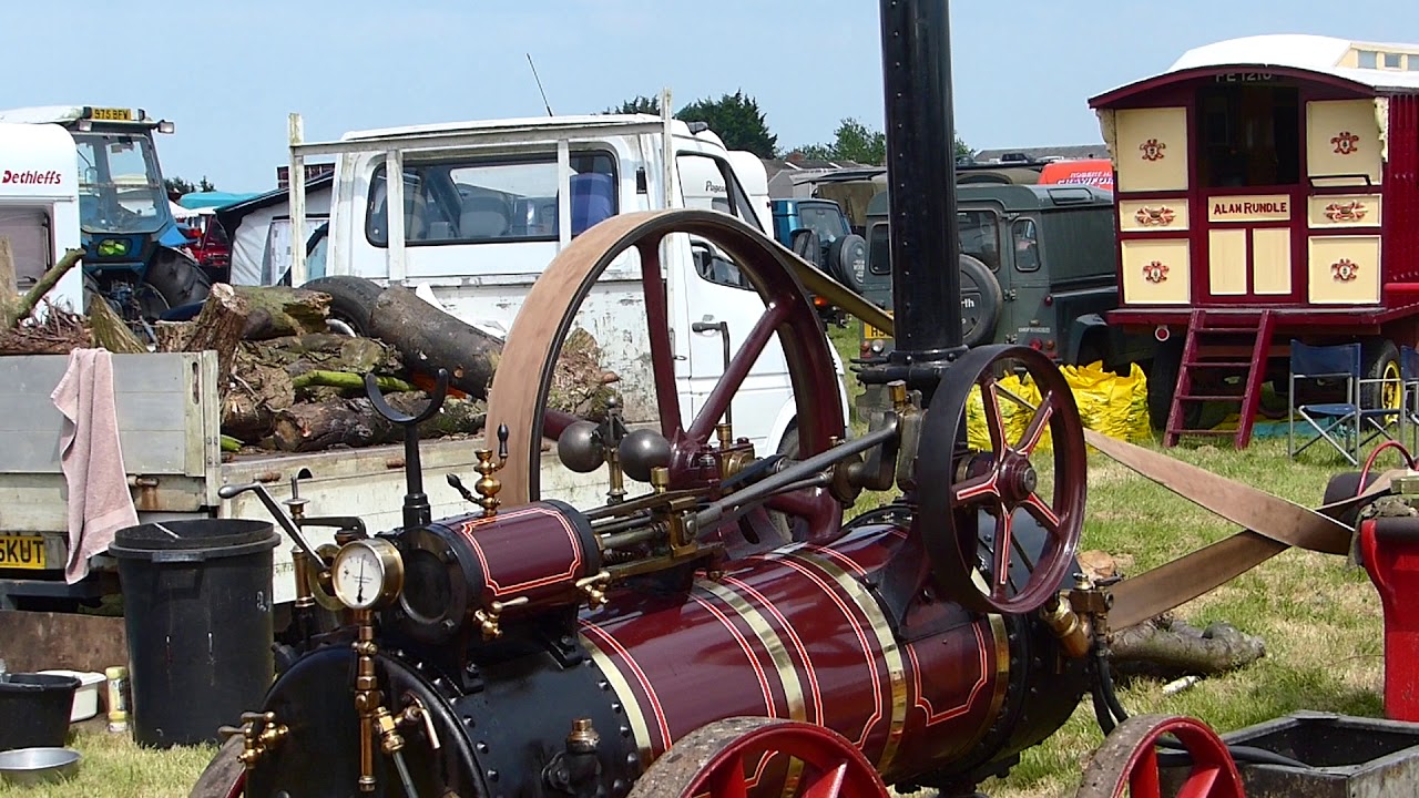 Tuxford steam engine made at boston lincolnshire around 1890 - YouTube