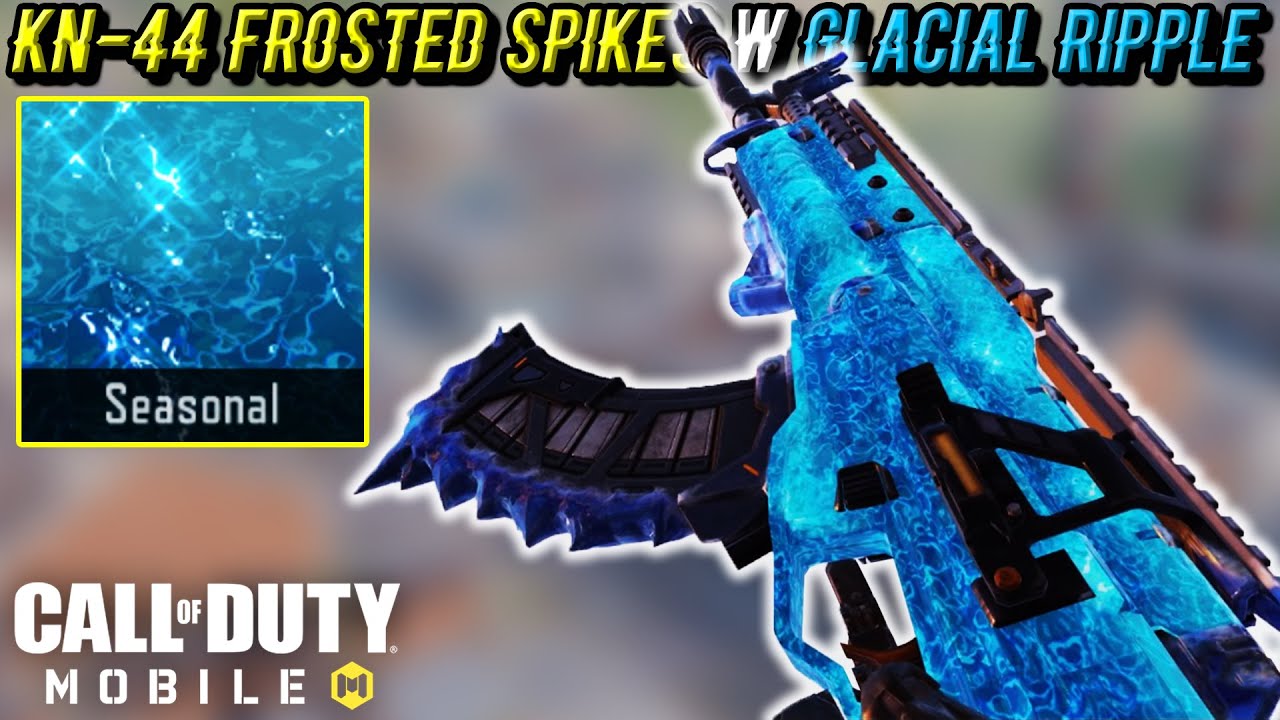 KN44 FROSTED SPIKES with GLACIAL RIPPLE look BREATHTAKING in COD MOBILE ...