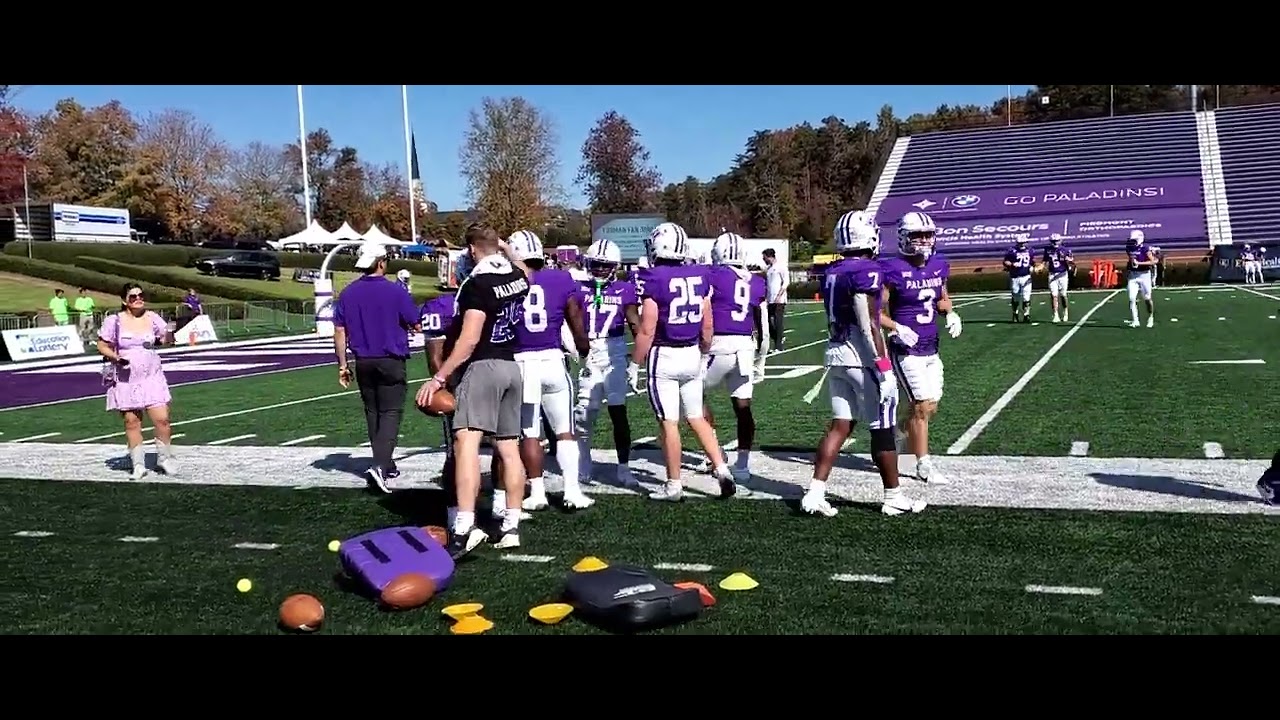 Furman Paladins Football vs ETSU Bucs #football #socon #furmanjoust # ...