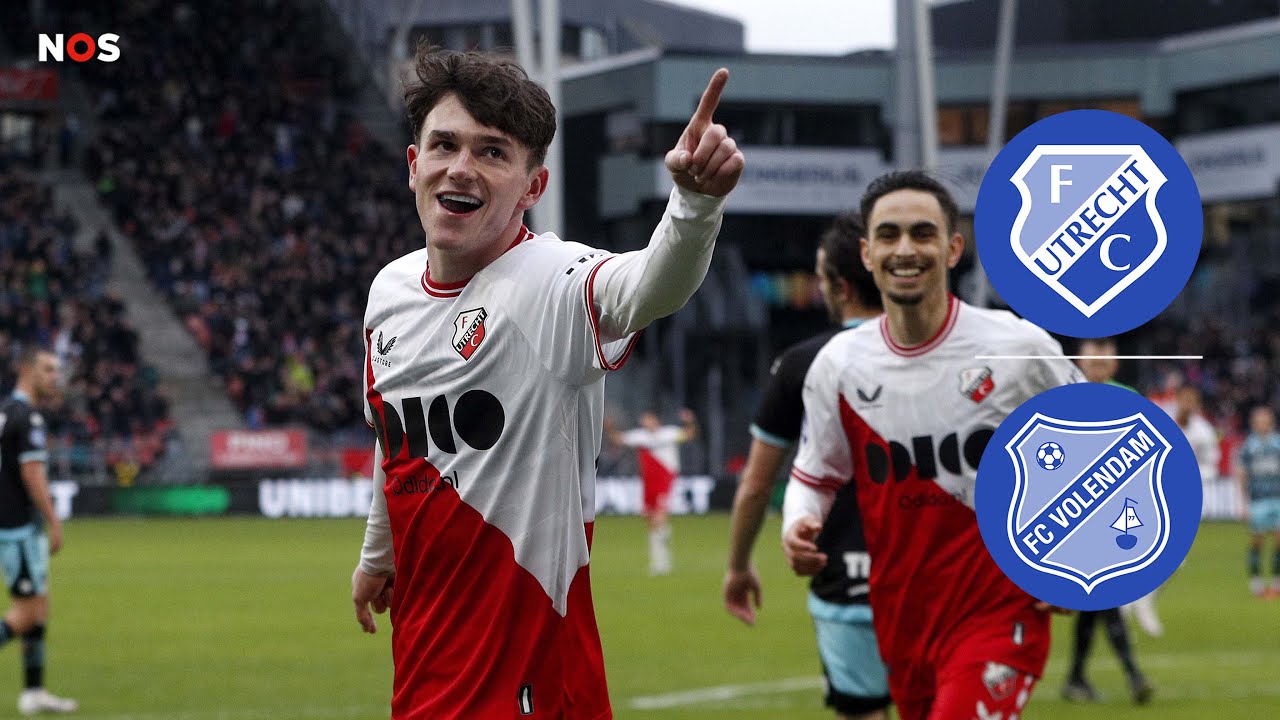 Taylor Booth wint broedertwist met hattrick | Samenvatting FC Utrecht - FC Volendam - YouTube