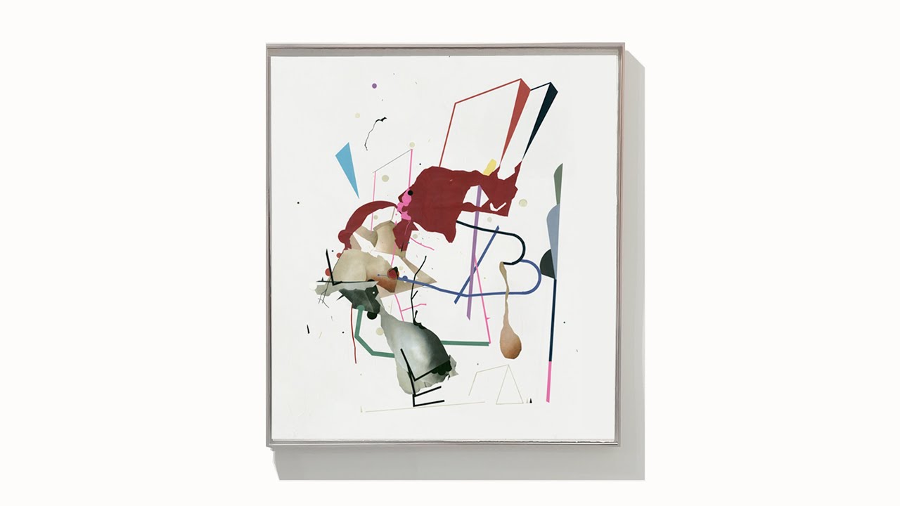 asha zero / " customer copy : 8 * 2 # " / collage and acrylic on paper ...