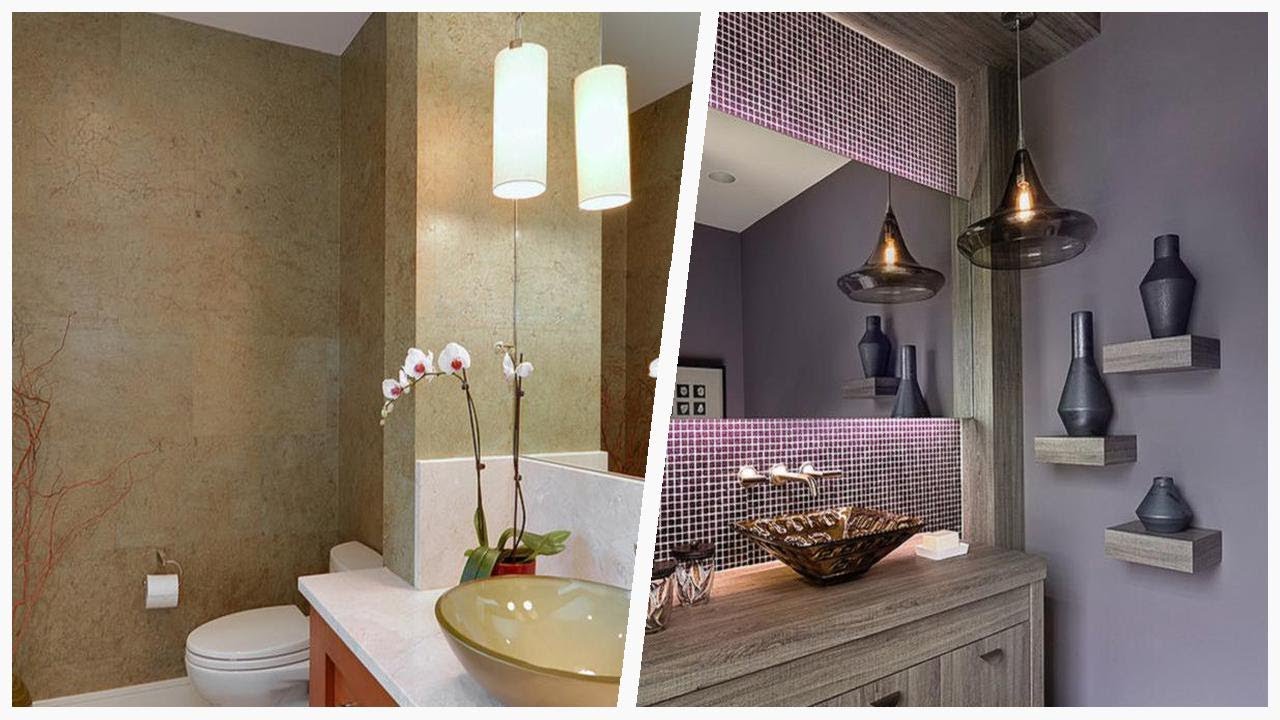 75 Powder Room With Terrazzo Countertops And Laminate Countertops ...