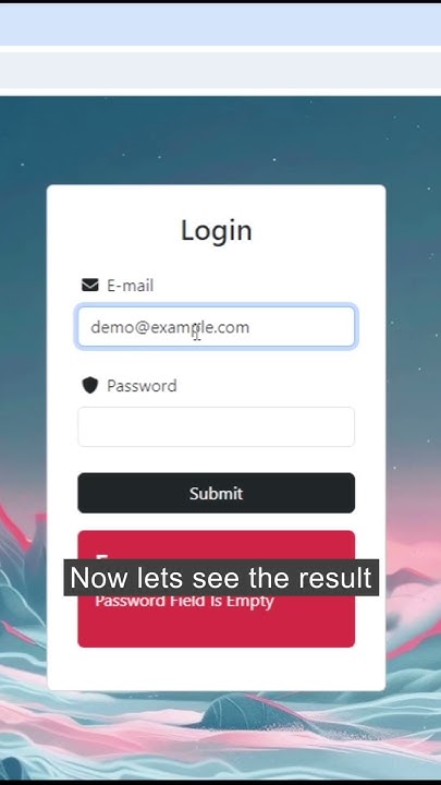 Email Validation Using Javascript And Regex Reactjs Javascript Formvalidation Youtube