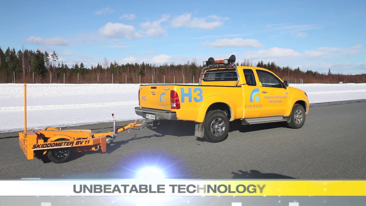 Moventor Skiddometer BV11 Trailer - Runway Friction Tester with new ...