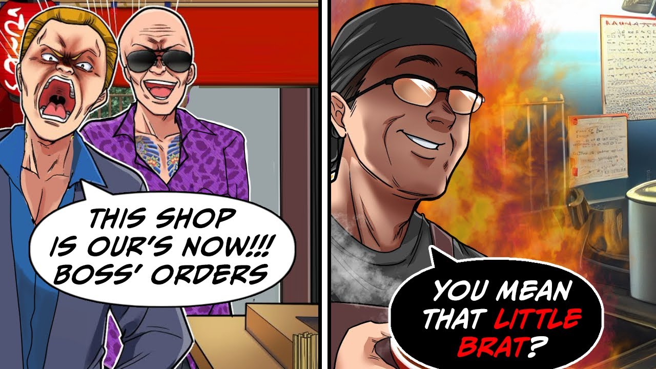 A mafia guy walked into our shop to make us pay a protection fee - YouTube