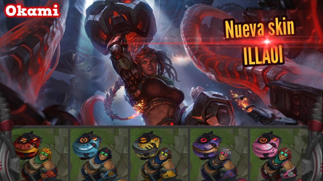 NUEVA SKIN! - ILLAOI REBELDE - League Of Legends - YouTube