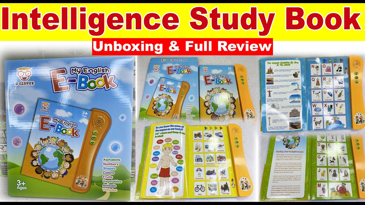 Intelligence Study Book for Kids | Unboxing and full Review # ...