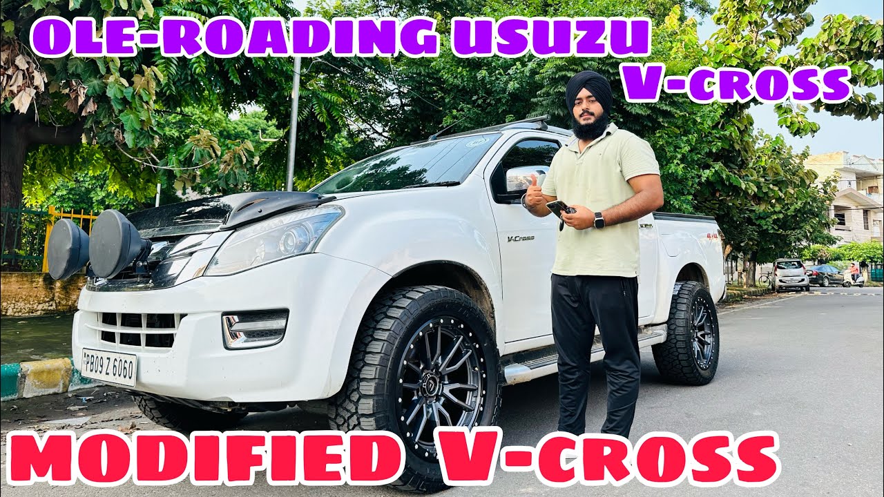 Modified Isuzu v-cross | New design of 20inch alloy wheels | kamal ki ...