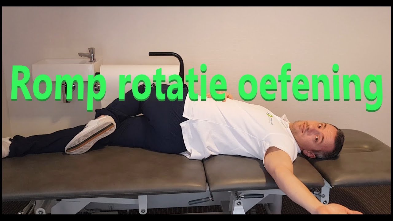 Rug Romp Rotatie Oefening tegen Stijfheid en Spanning in de Midden en ...