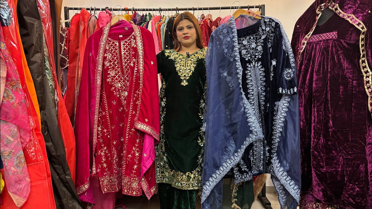 Winter velvet collection | sutisuits - YouTube