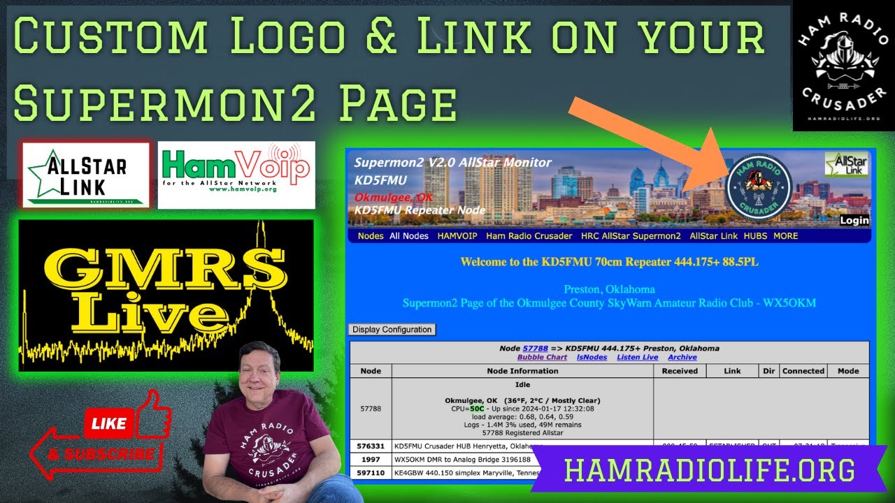 Custom Logo & Link on Supermon2 - YouTube