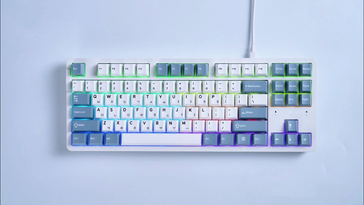 DAREU EK87 Pro Wired Mechanical Keyboard - YouTube