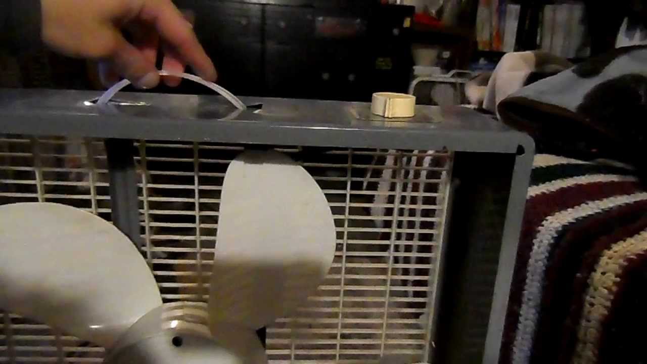 Quik fix for Galaxy box fan handles. - YouTube