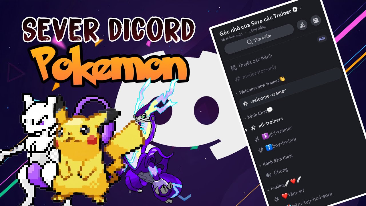 Tôi tạo sever discord pokemom dù không biết gì!!! - YouTube