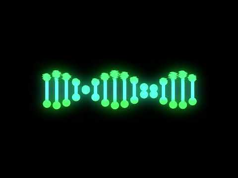 1 hour 4K Screensaver of DNA icon Loop satisfying Animation - YouTube