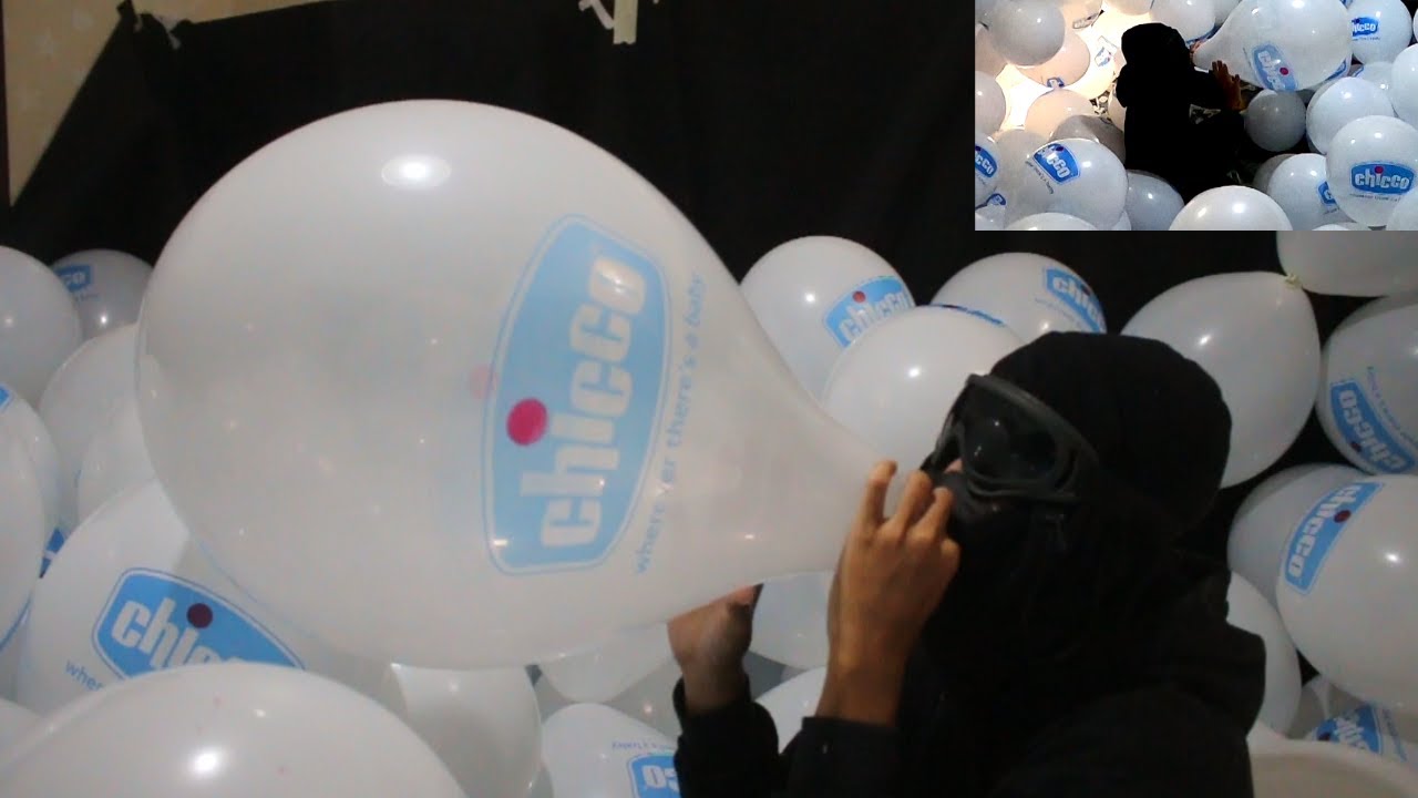 B2P (Blow to pop) Chicco's White Balloon 6 - YouTube