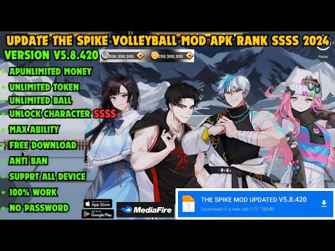 Update! Download The Spike MOD APK v5.8.420 (Unlock All Characters Rank ...