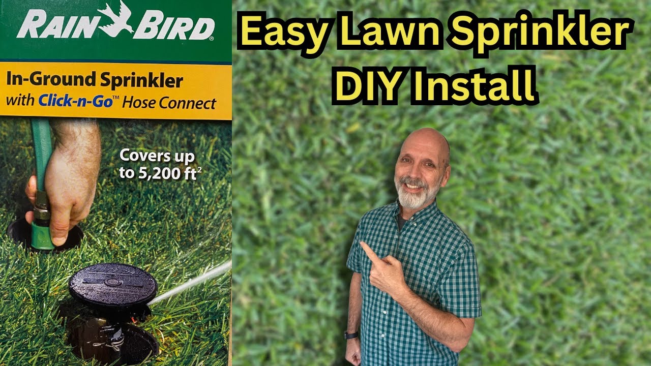Easy DIY: Install Rain Bird Click and Go Sprinkler System in Minutes ...