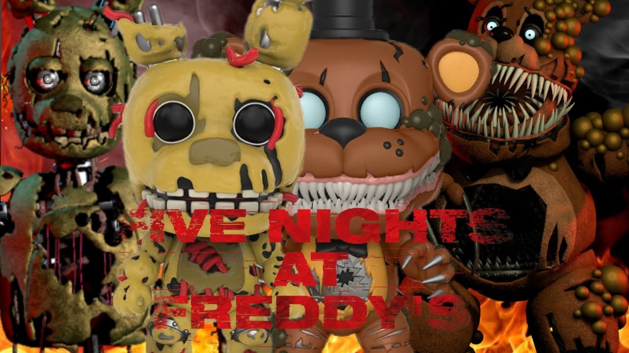 Funko pop FNAF the twisted ones spring trap and twisted Freddy - YouTube