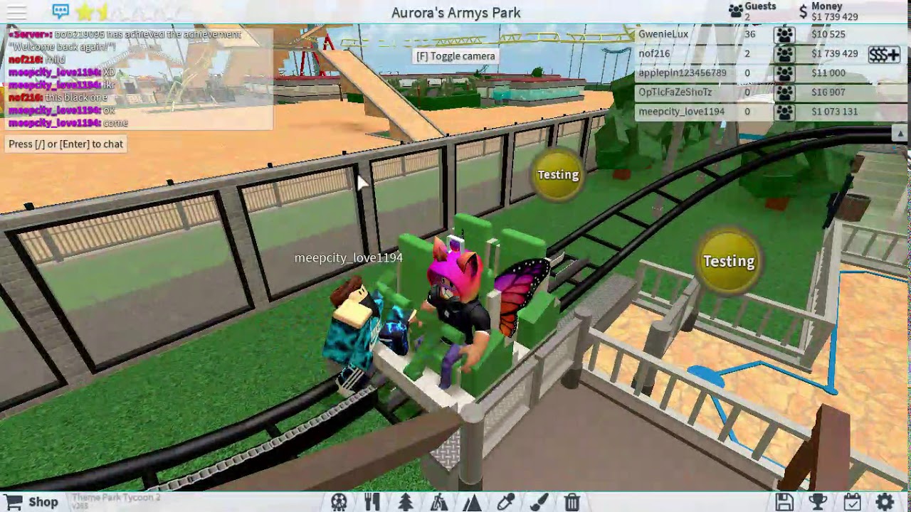 Showing off a park! ( Roblox ) - YouTube