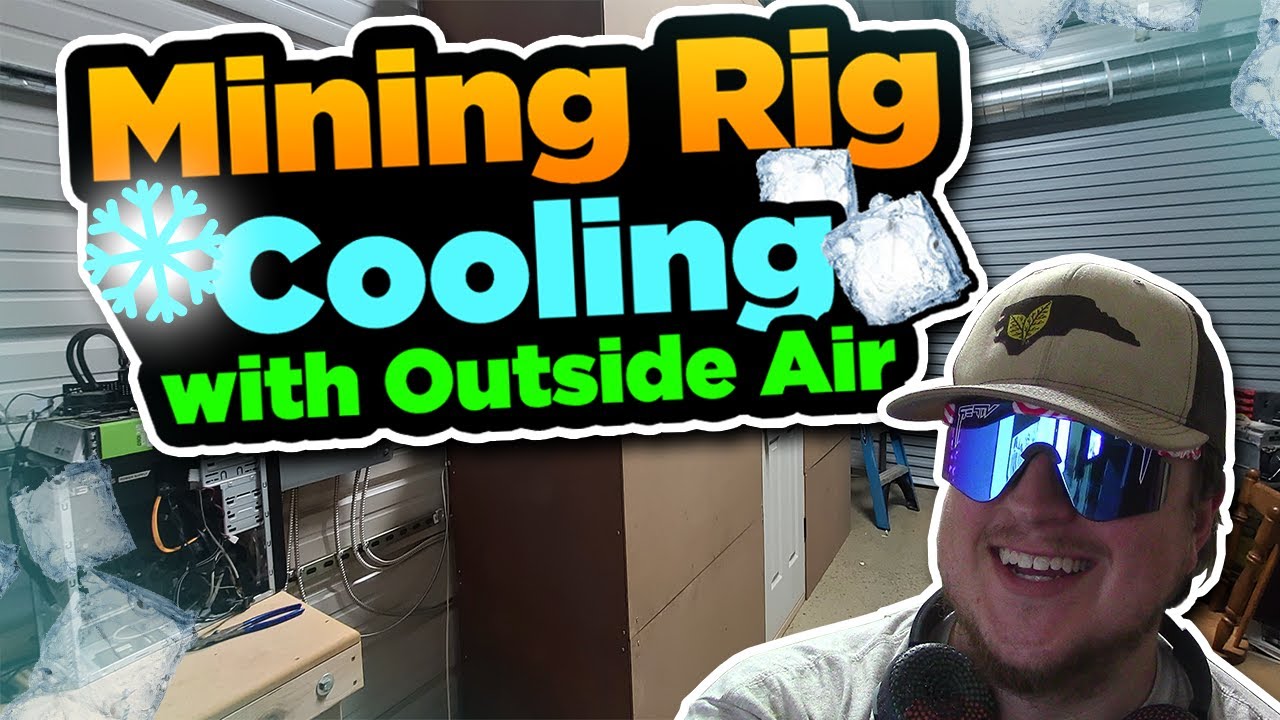 Cooling GPU Mining Rigs with Ambient Air - YouTube