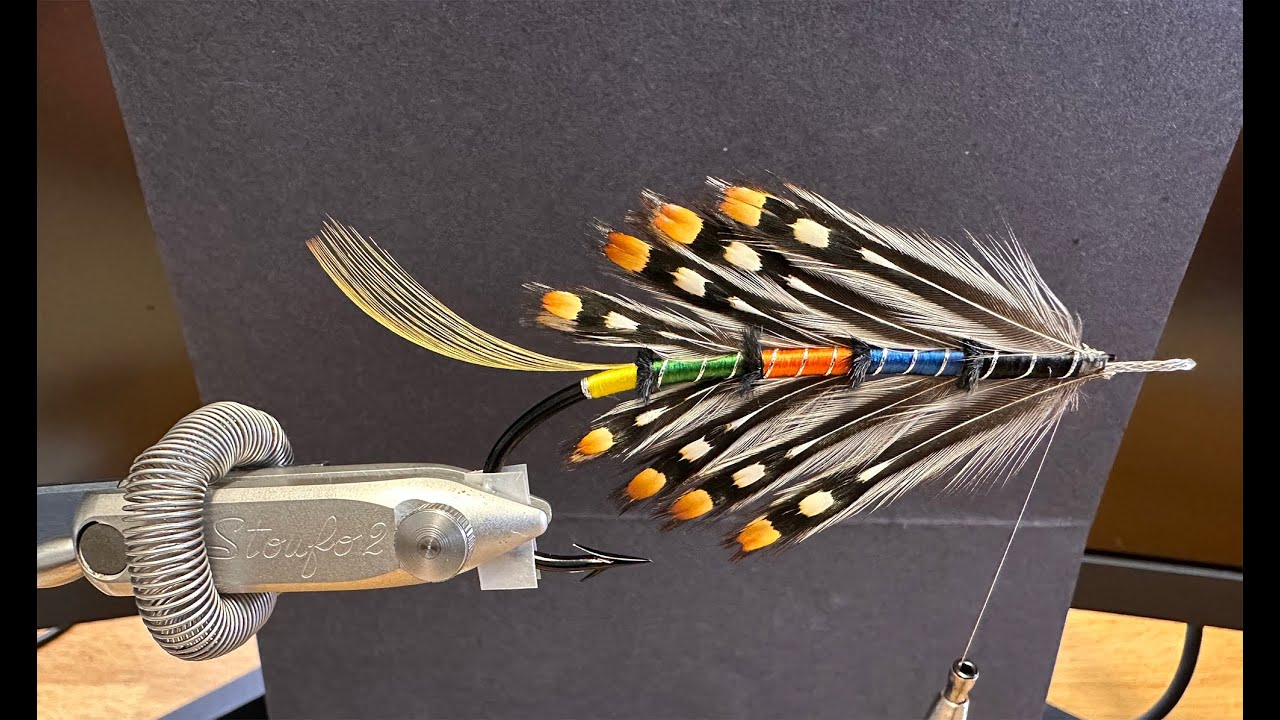 Live fly tying with Jonas Andersson, tying the classic salmon fly ...