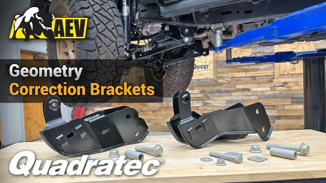 AEV Stamped Geometry Correction Brackets for 2018+ Jeep Wrangler JL ...