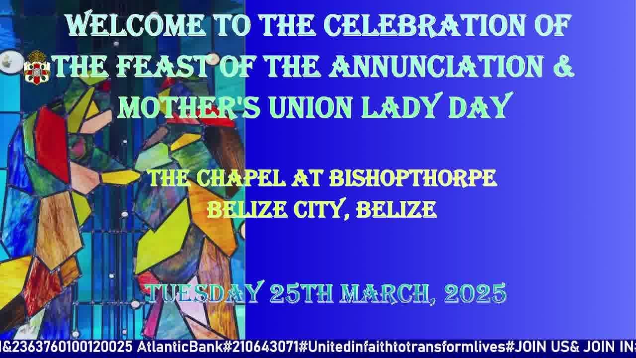 Celebration of the Feast of the Annunciation and Mothers Union Lady Day ...