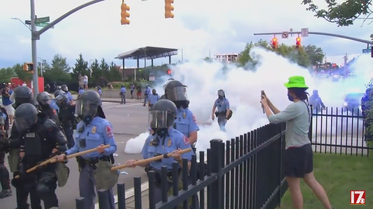 Tear gas deployed by Raleigh police to disperse crowd near Convention ...