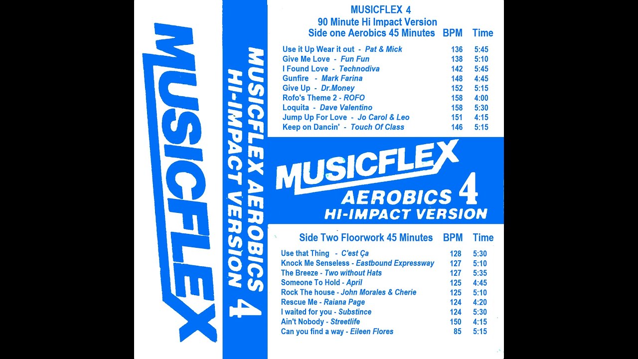 Musicflex Aerobics 4 Digital Remake 32 counts Full Mix - YouTube