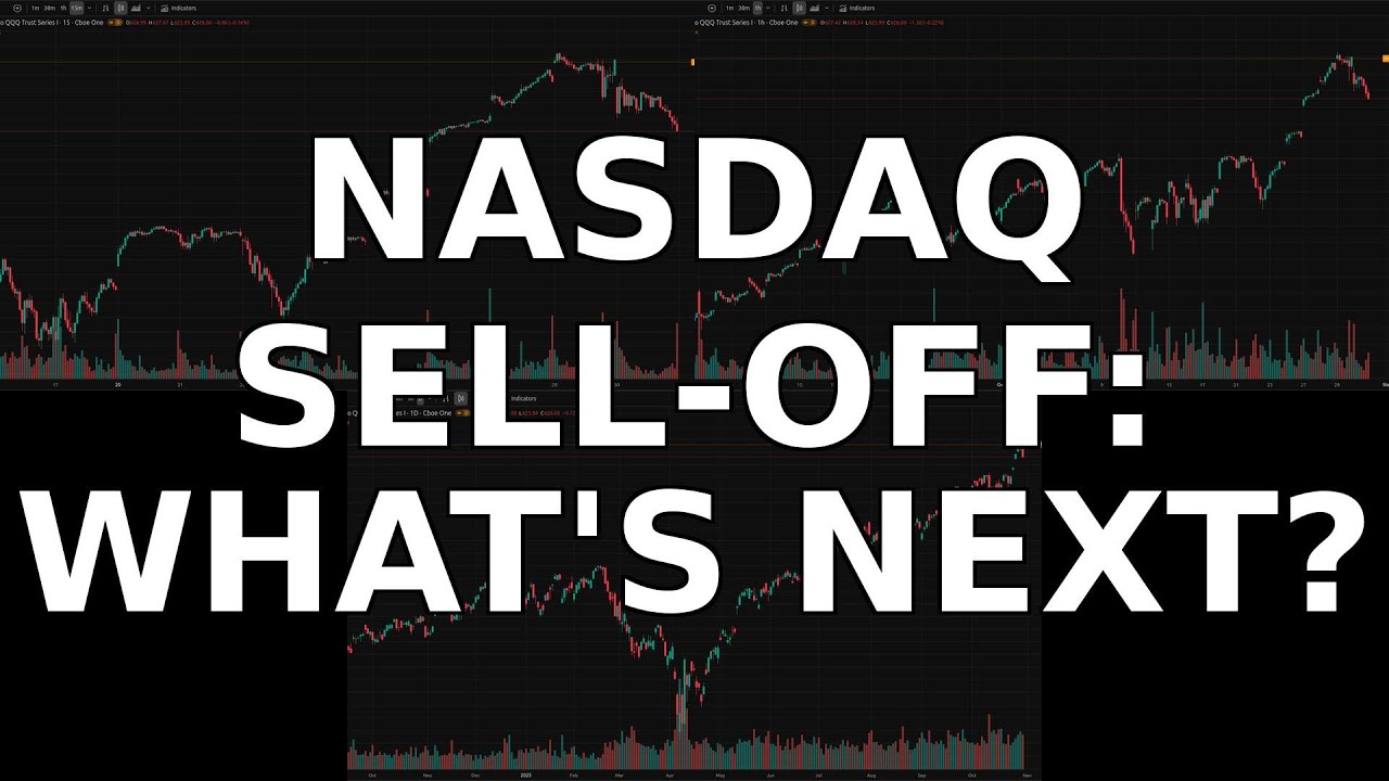 QQQ CRASH! Nasdaq Tumbles on AI Fears, News & Chart Analysis - October ...