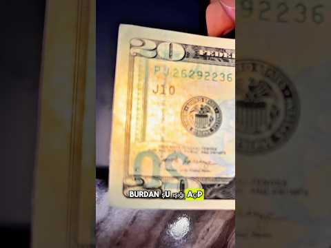 💵 Bu 20 Dolar Sahte! Gerçeğinden Ayırmak Çok Zor 😱 #sahtedolar #sahtepara