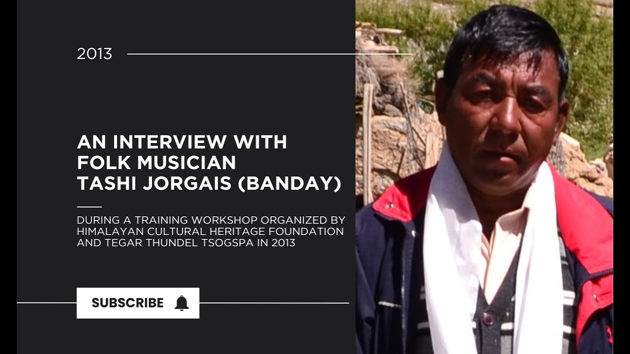 Sangeet Natak Akademy Awardee 2024 | Tashi Jorgais | Interview 2013 - YouTube