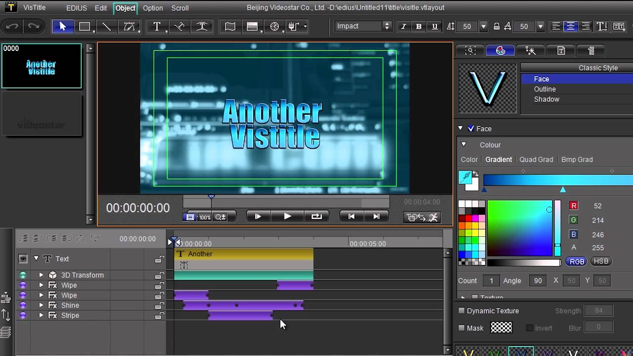Vistitle 02: Making a second title based on an existing title in ...