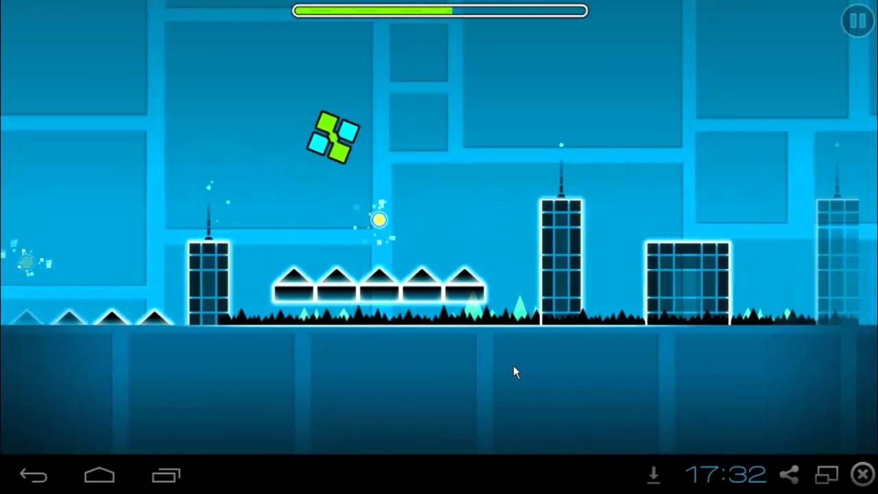 Geometry Dash level 3 (Stage 3) - YouTube