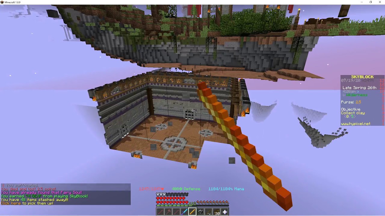 Hypixel skyblock X-ray boat glitch - YouTube