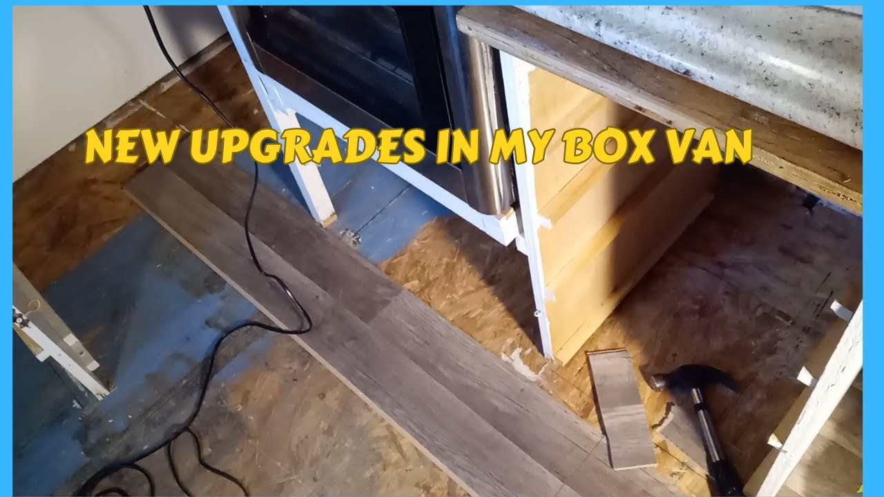 Solo Woman Van Lifer's Stunning Box Van Home Makeover - YouTube