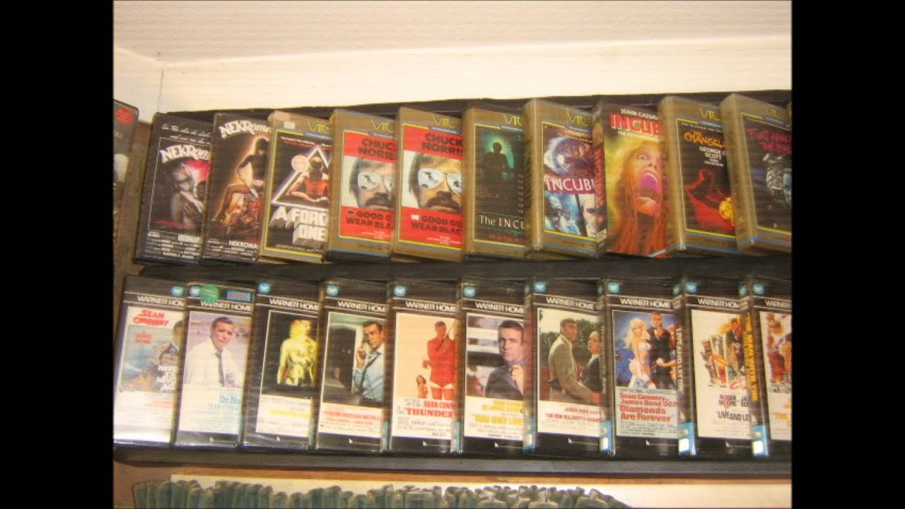 My Awesome VHS Video Film Collection (quick look movie) - YouTube