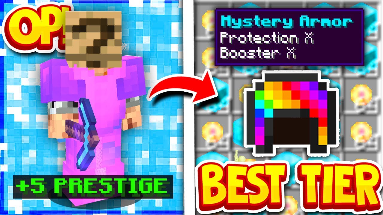 We got the BEST TIER OF *BOOSTER ARMOR* in MINECRAFT: PRISONS ...