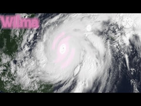 Track of Hurricane Wilma - YouTube