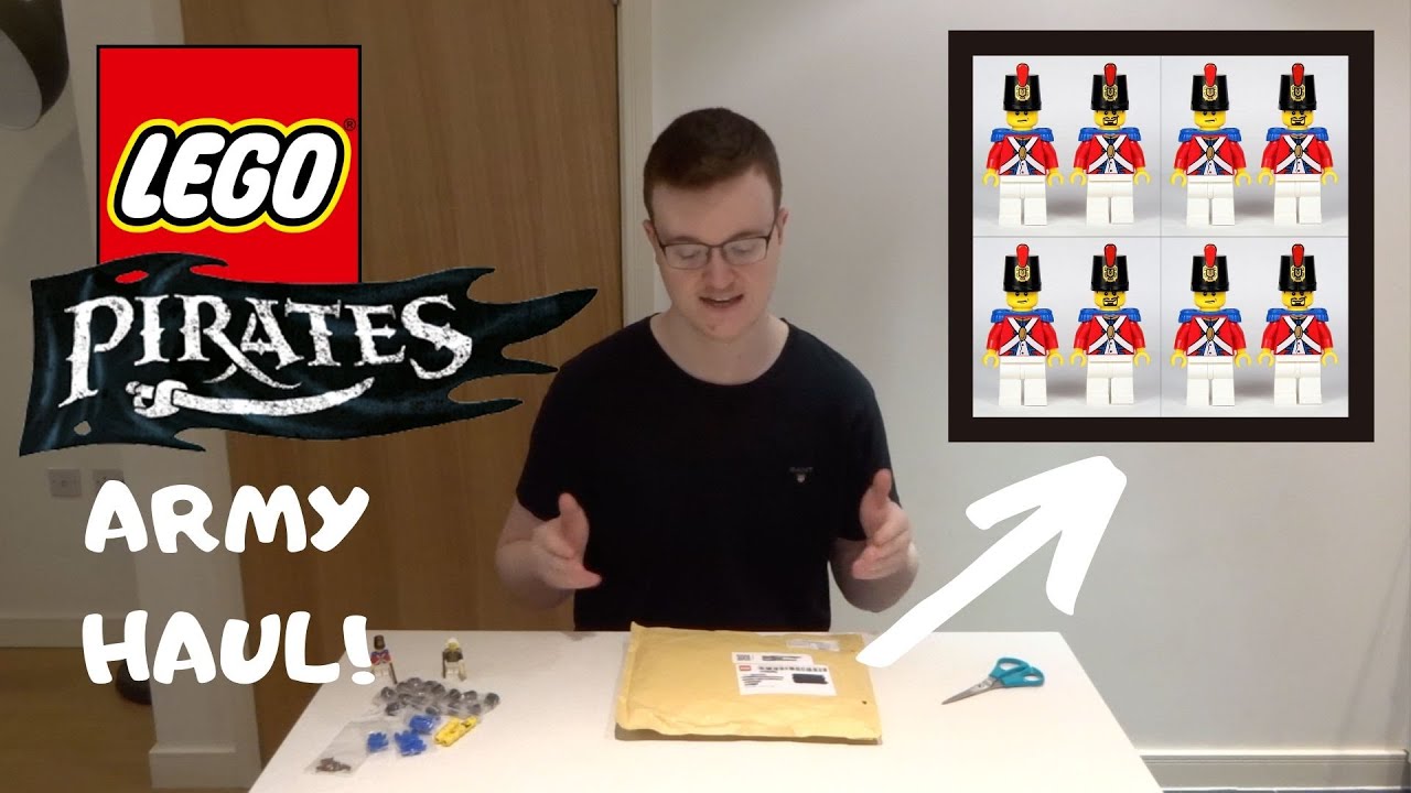 LEGO Pirates IMPERIAL SOLDIER ARMY Bricks and Pieces Haul! - YouTube