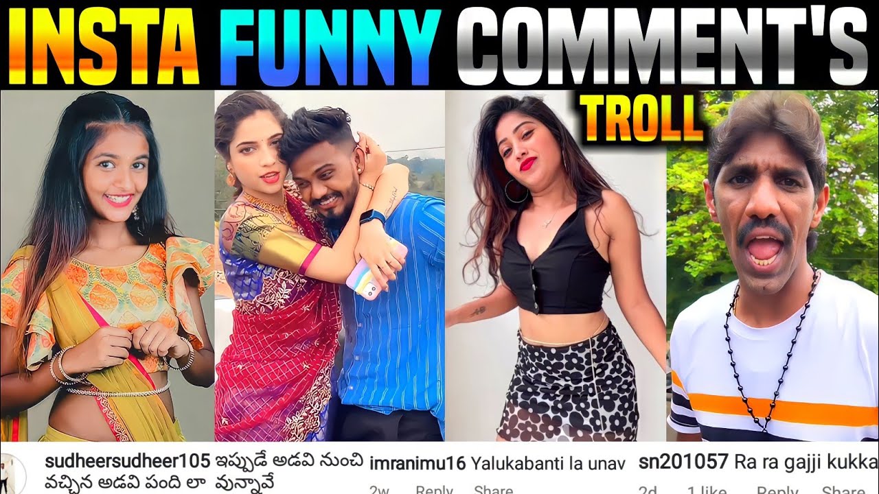 Insta Reels Troll With Comments | Telugu Comedy Trolls | Roast ...