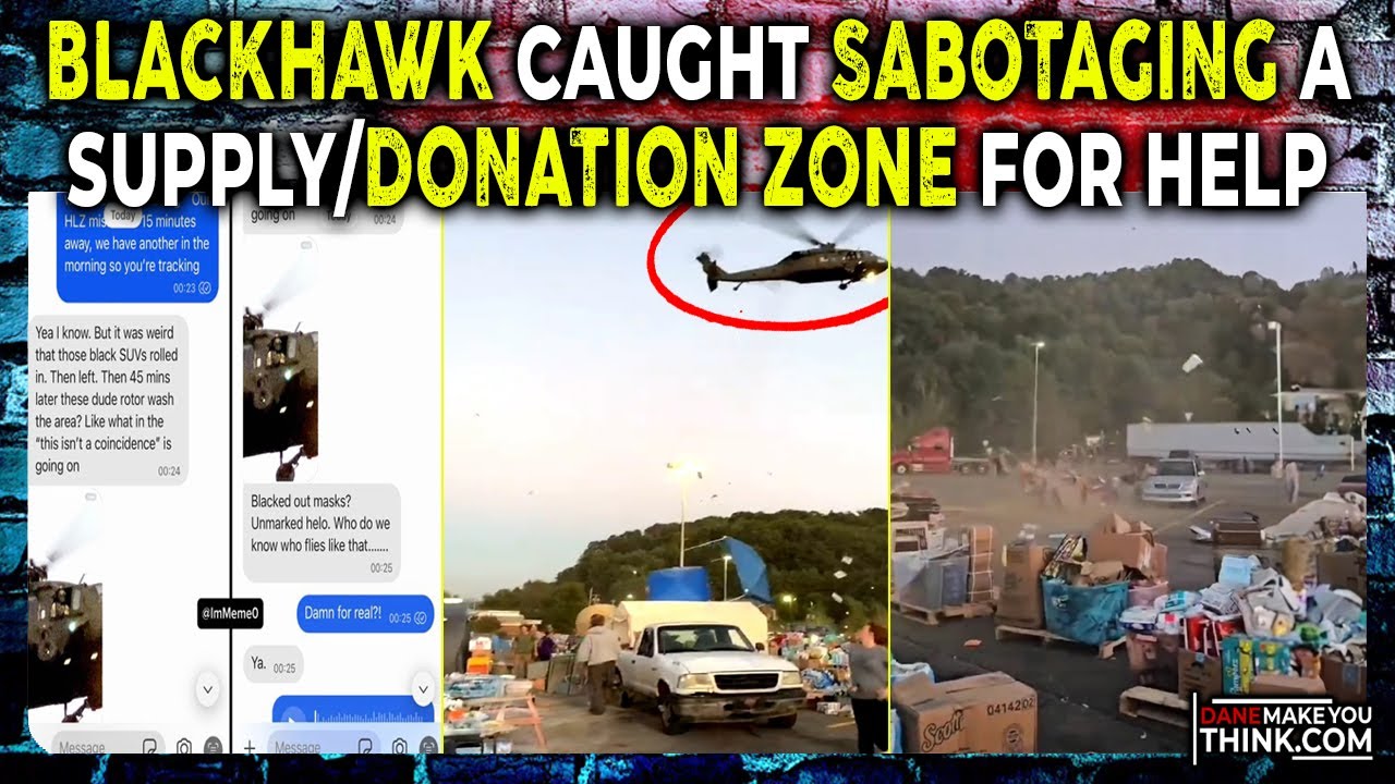 Blackhawk CAUGHT Sabotaging A Supply/Donation Zone...WHY? | Dane ...