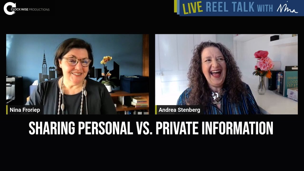 REEL TALK MICRO | Andrea Stenberg | Sharing Information | April 2023 - YouTube