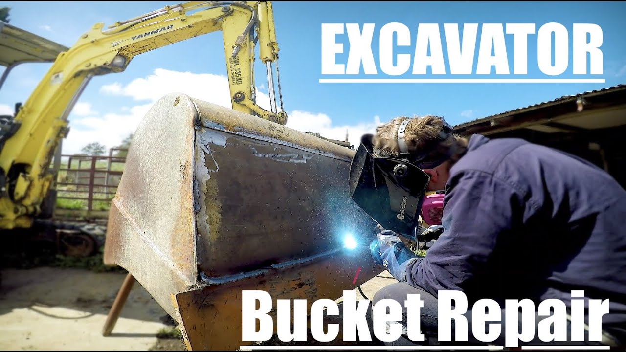 Excavator Tilt bucket rebuild - YouTube